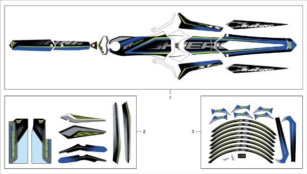 Sherco. 10 - Sticker - , Sherco