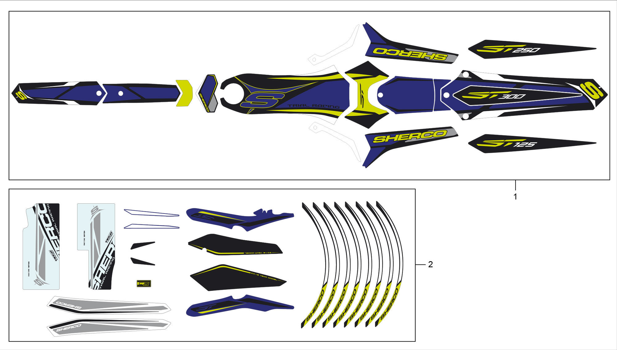 Sherco. 10 - Sticker - , Sherco