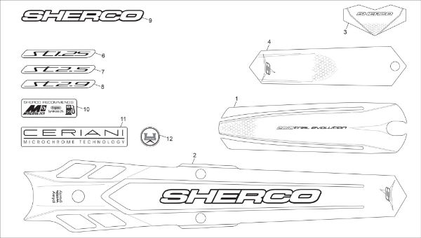 Sherco. 10 - Sticker - , Sherco