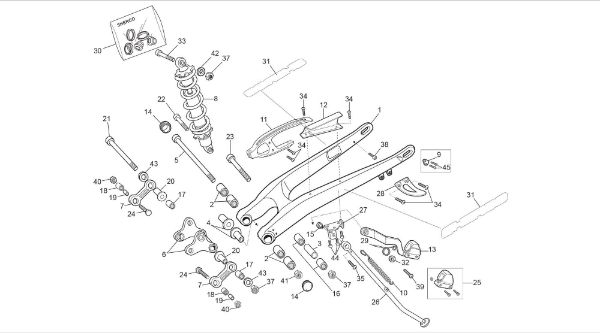 Sherco. 05 - Swingarm - , Sherco