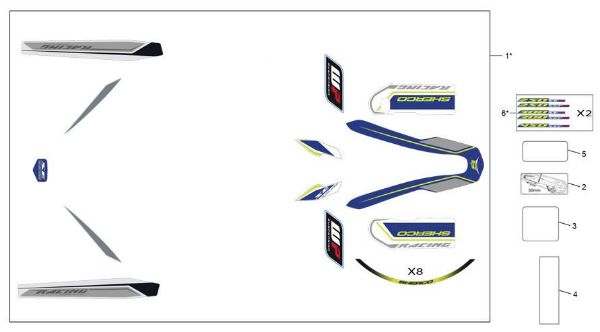 Sherco. 15 - Sticker - , Sherco