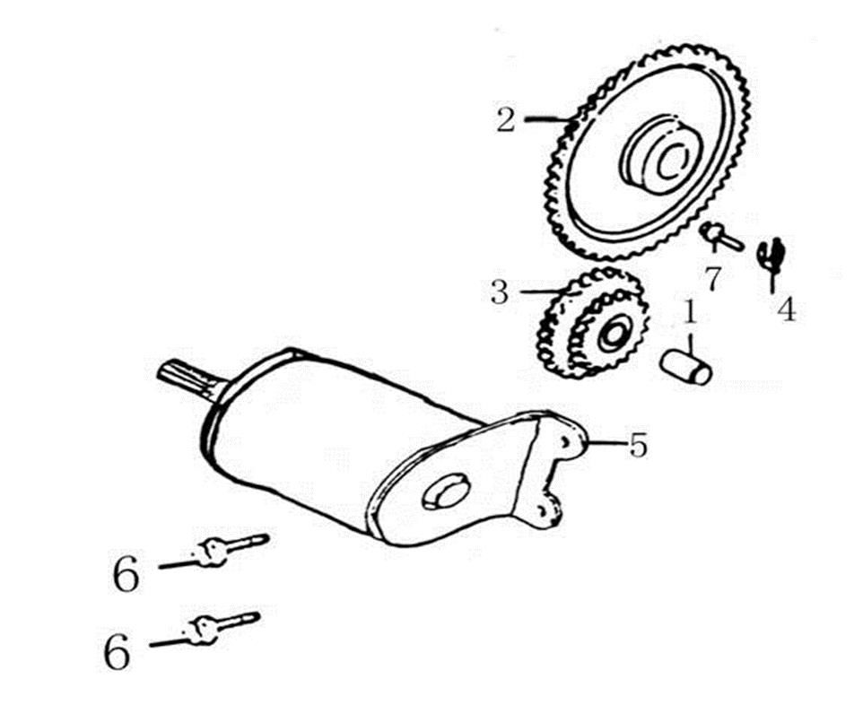 CFMoto. E16 - Starting Motor - , Sherco