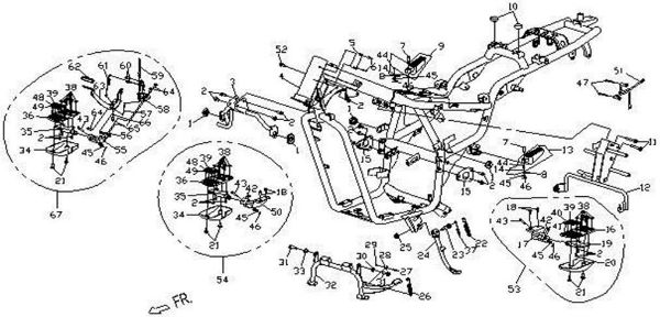 CFMOTO. F20 - Main Frame - , Sherco
