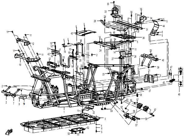 CFMoto. F09 - Frame Assy - , Sherco