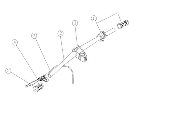 Sherco. F04 - Handle Bar Assy - , Sherco