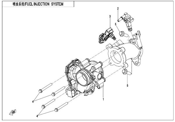 CFMOTO. F15-3 - Fuel Injection System - , Sherco