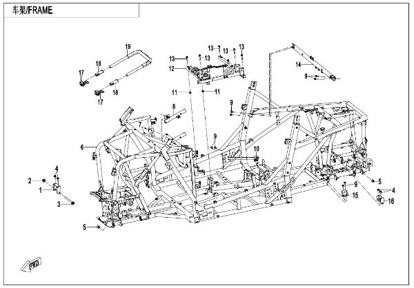 CFMOTO. F03 - Fram - , Sherco