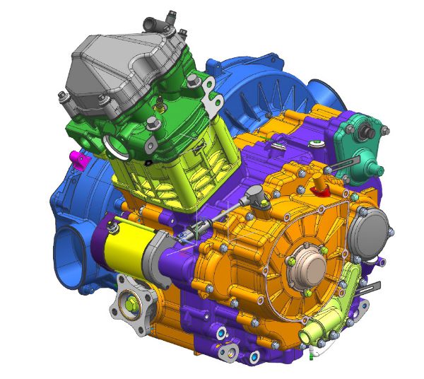 CFMOTO. E00 - 191S Engine - , Sherco