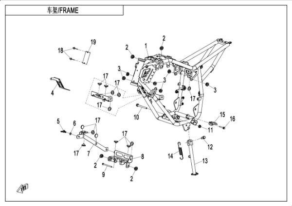 CFMOTO. F03 - Frame Assy - , Sherco