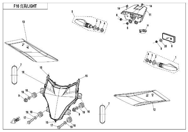 CFMOTO. F16 - Light - , Sherco